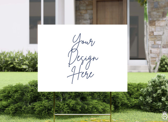Custom Design Yard Sign - Queen B Home