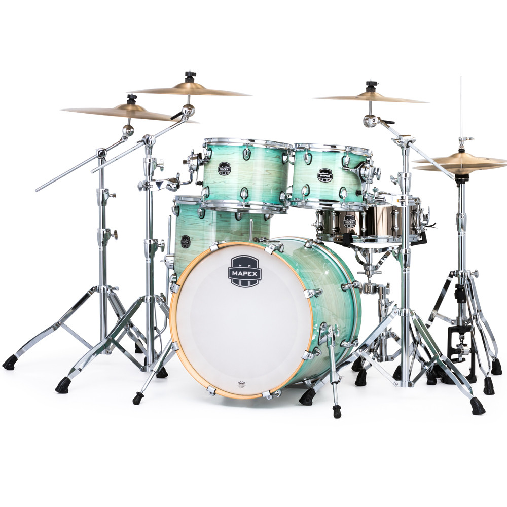 Mapex Armory 5pc Fusion Drum Set Shell Pack Ultramarine with Tomahawk ...