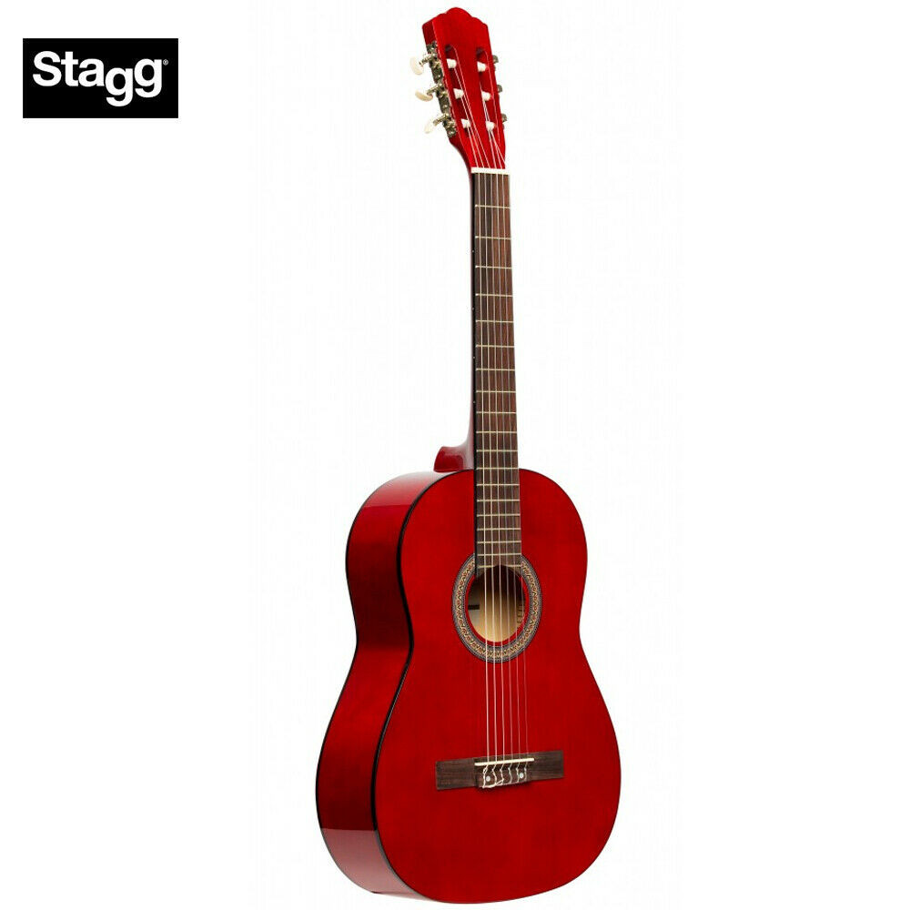 Stagg SCL50-RED Full Size Nylon Classical Acoustic Guitar Blue w/ Truss ...