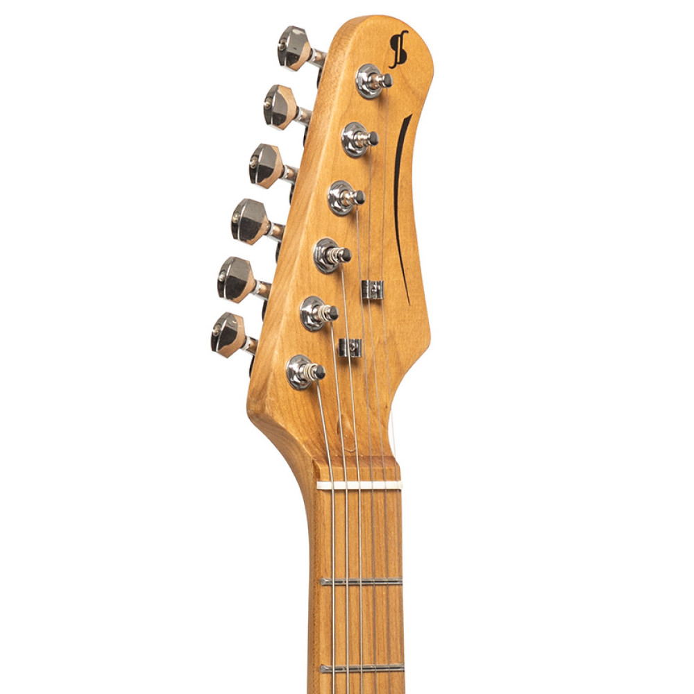 Stagg Vintage Series T-Style Plus Full Size Electric Guitar Natural SET ...