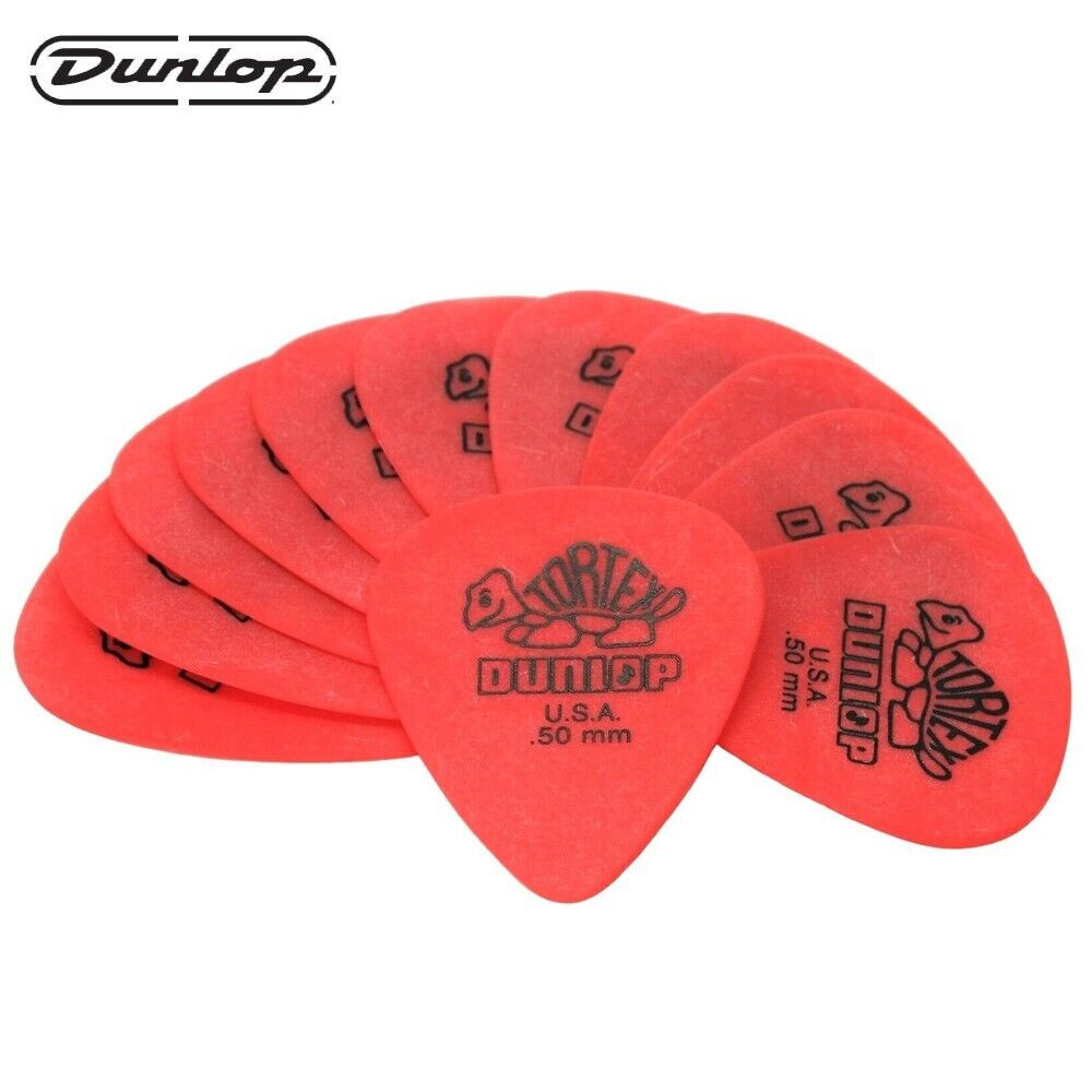12-PACK Dunlop 418P.50 Tortex Standard .50mm Guitar Picks Red | Alchemy ...