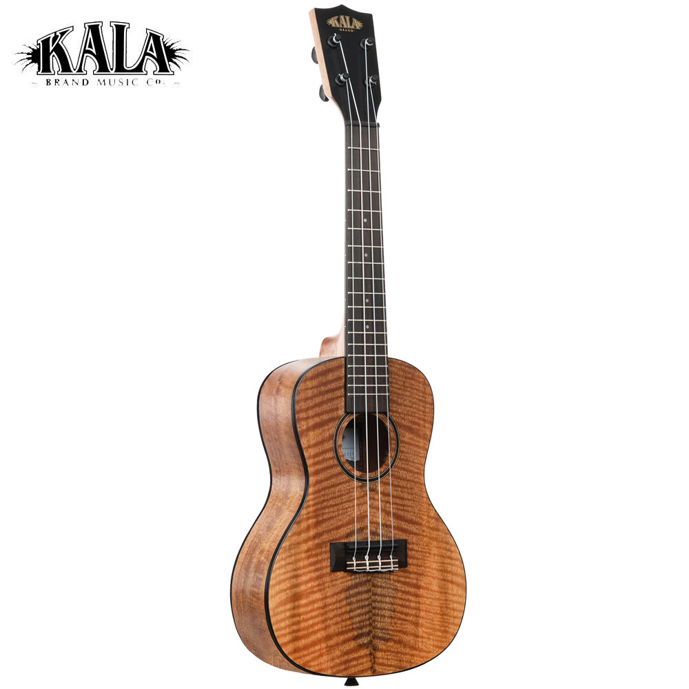 Kala KA-CM-C Curly Mango Concert Ukulele Satin Natural | Alchemy Musical Supply