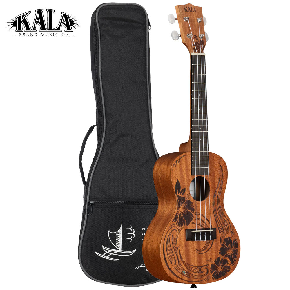 Kala Voyage Collection Unity Mahogany Concert Ukulele With Gig Bag KA ...