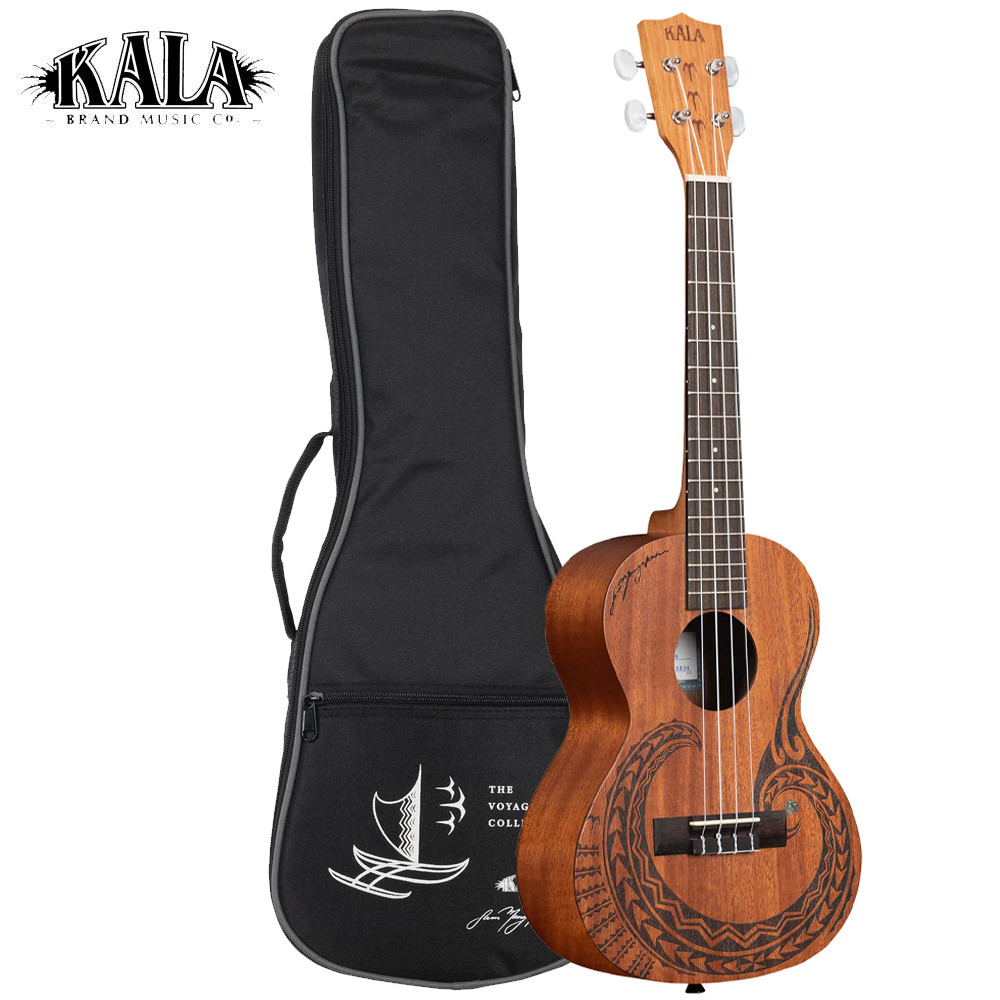 Kala Voyage Collection Courage Mahogany Tenor Ukulele With Gig Bag KA ...