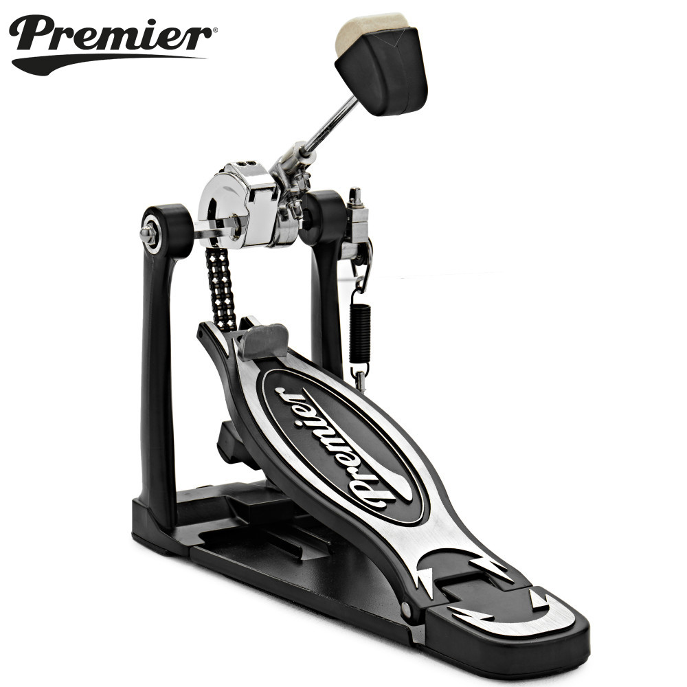 Premier 4000 Series Deluxe Dual Chain Drive Single Bass Drum Pedal ...