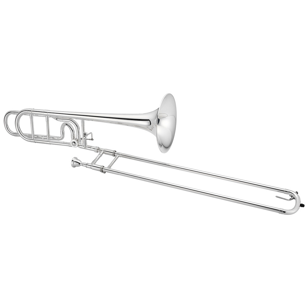 Jupiter JTB1150FOS Performance Bb Silver Plated F Attachment Trombone w ...