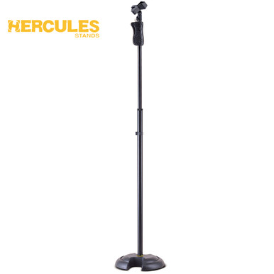 Hercules MS201B EZ Grip "H" Base Adjustable Microphone Stand with EZ ...