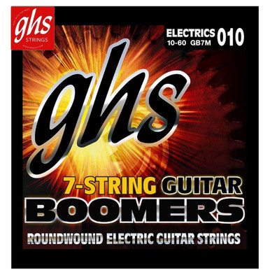 GHS GB7M Boomers Nickel Roundwound 7-String Electric Guitar Strings ...