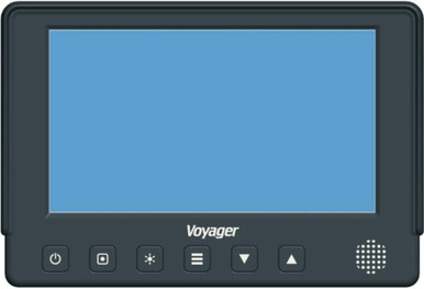 Voyager VOM719WP Heavy Duty 7" Color QuadView Monitor, 800x480 Resolution