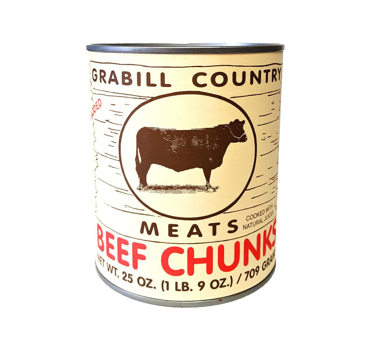 Beef Chunks 12/25oz