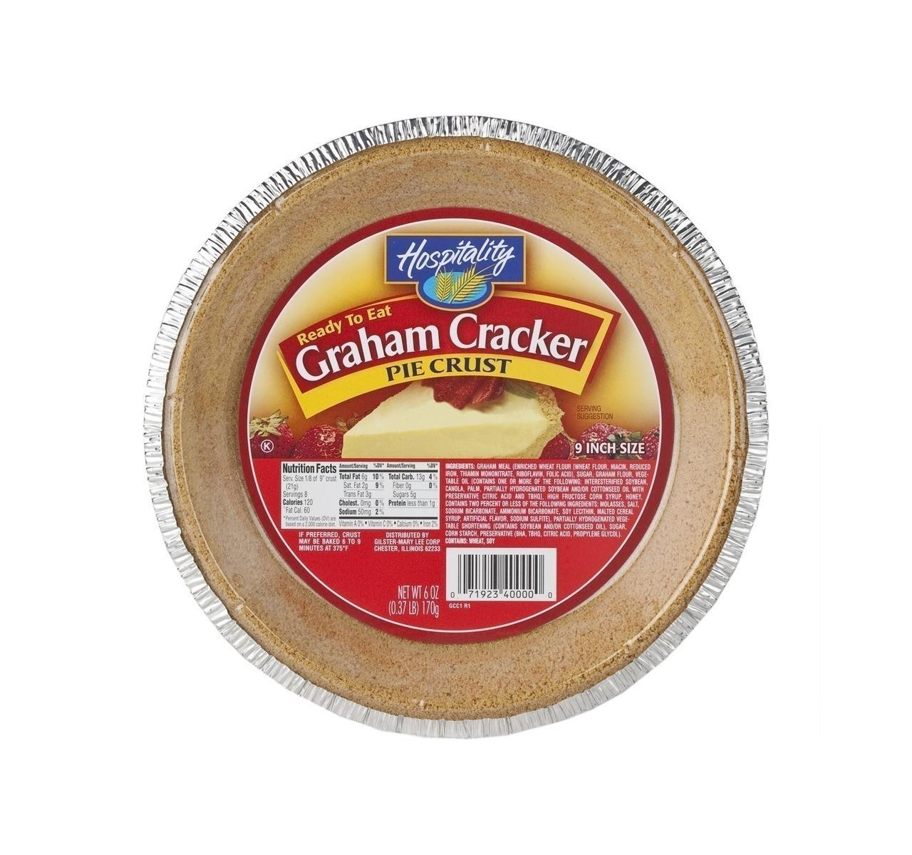 9" Graham Cracker Pie Crust 12/6oz