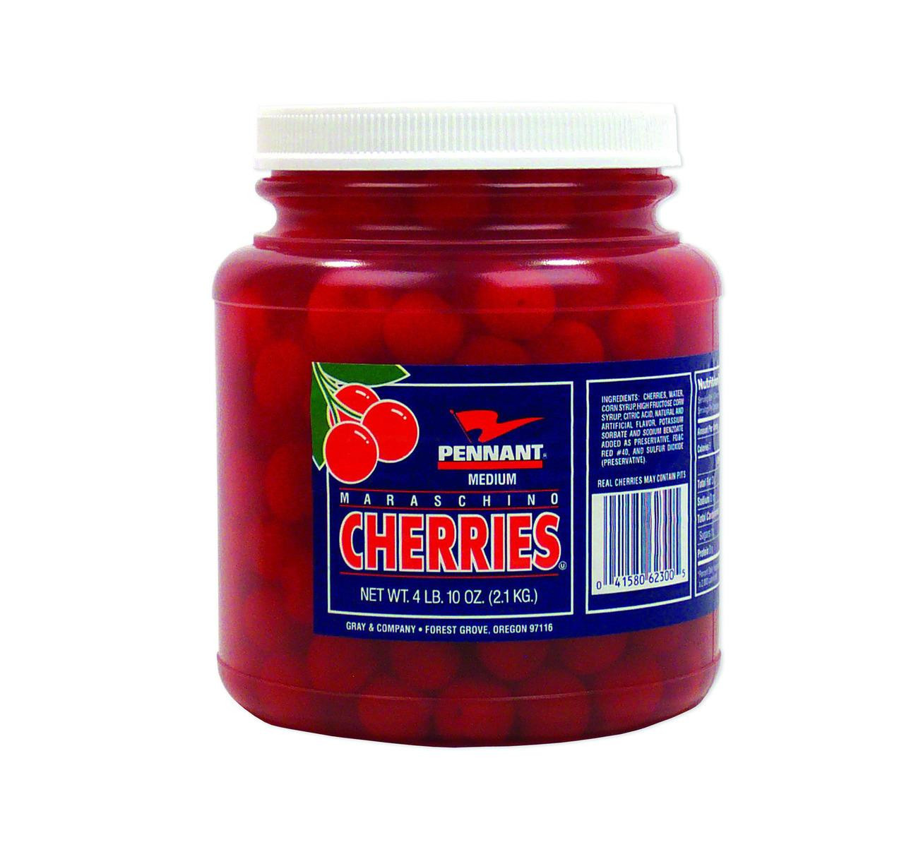 Whole Maraschino Cherries without Stems 6/0.5gal