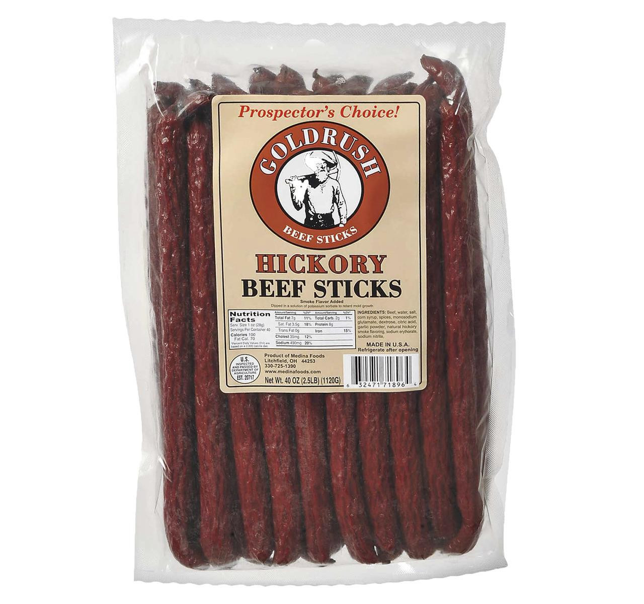 Prospector's Choice Hickory Beef Sticks 3/2.5lb