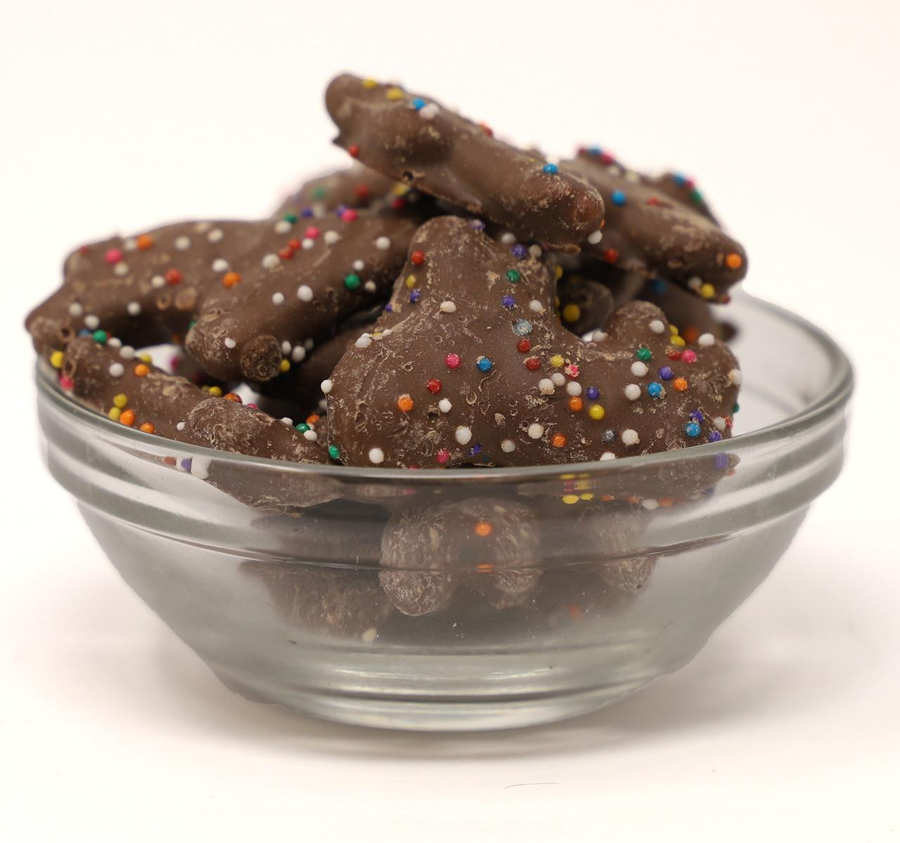 Chocolate Celebration Animal Crackers 15lb