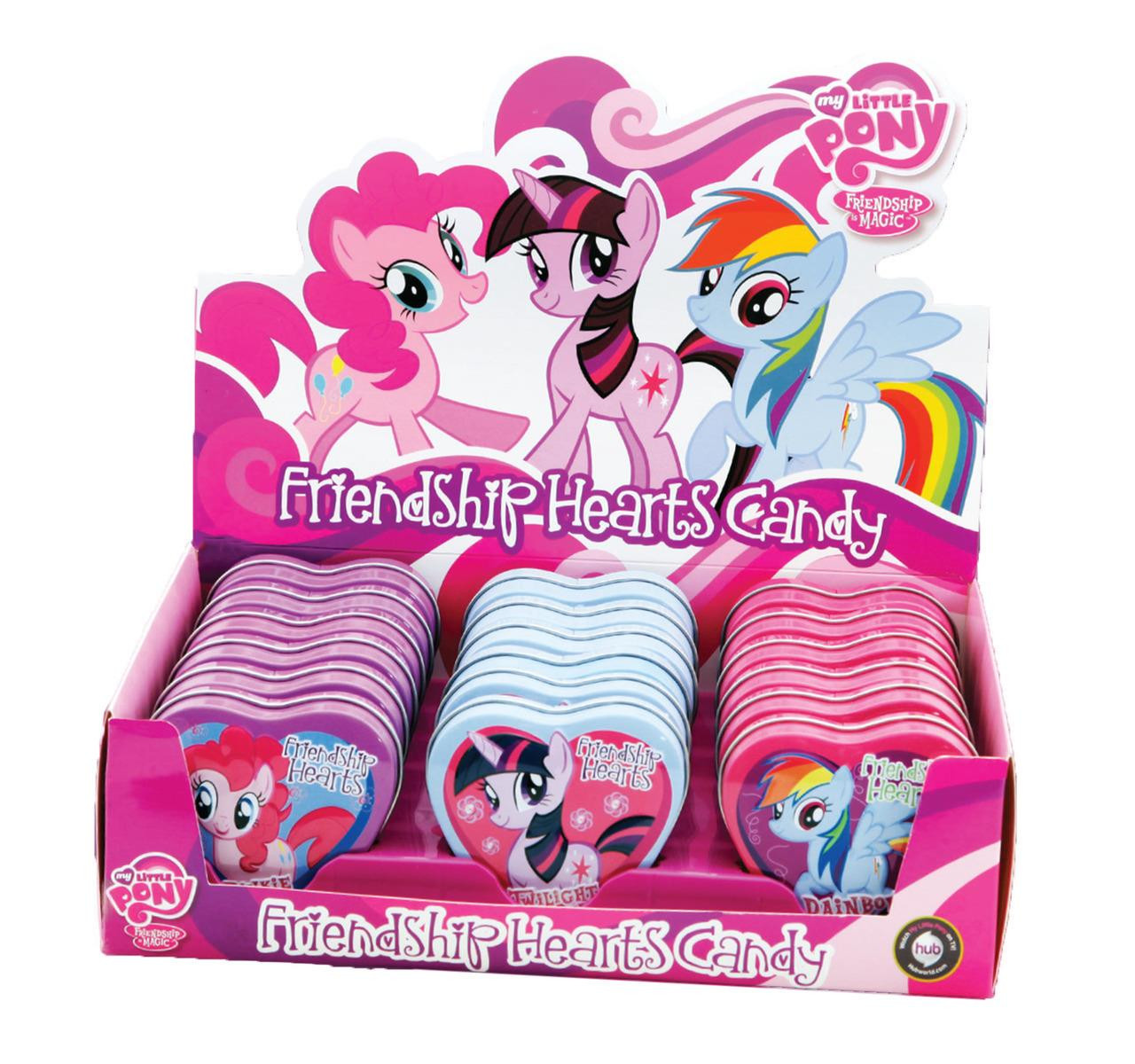 My Little Pony Friendship Hearts Tin 18ct