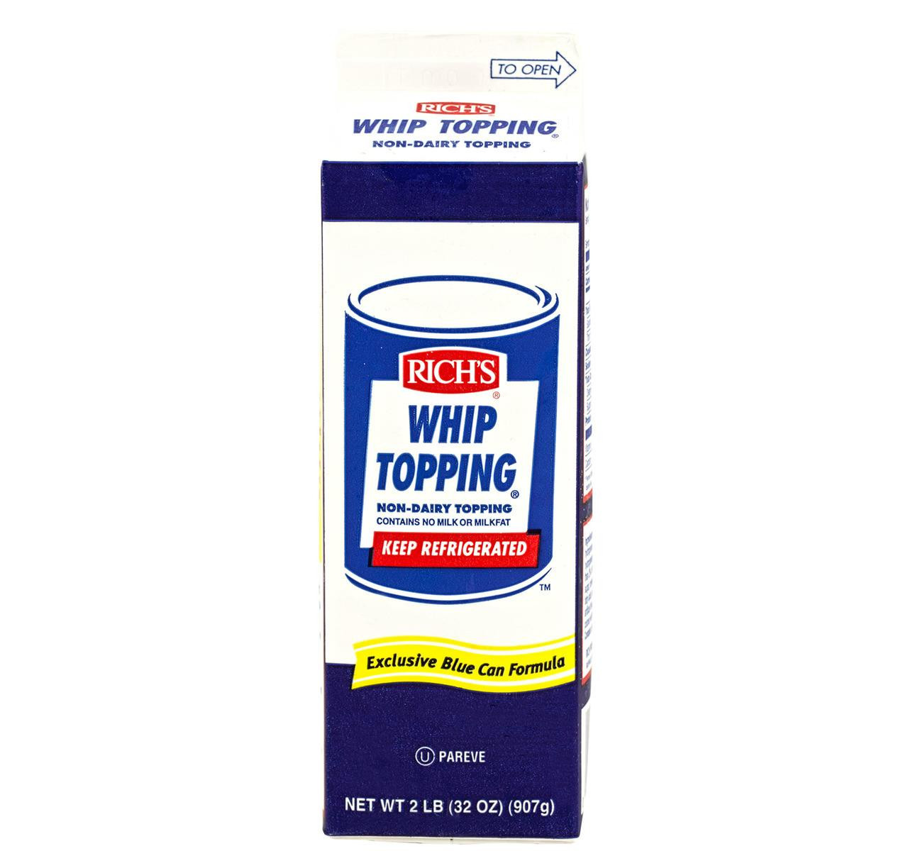 Rich's Topping, Frozen 12/32oz