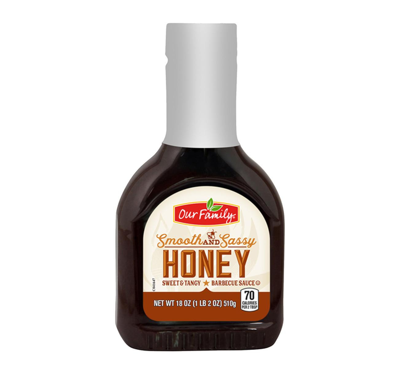 Sweet & Tangy Honey Barbecue Sauce 12/18oz