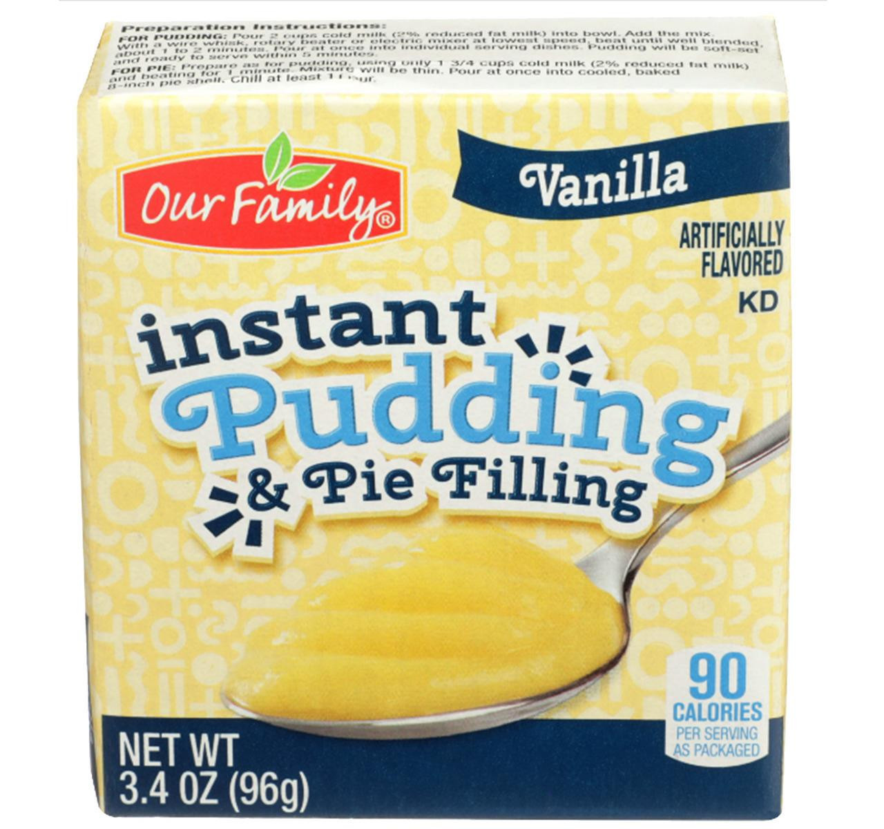 Instant Vanilla Pudding 24/3.4oz