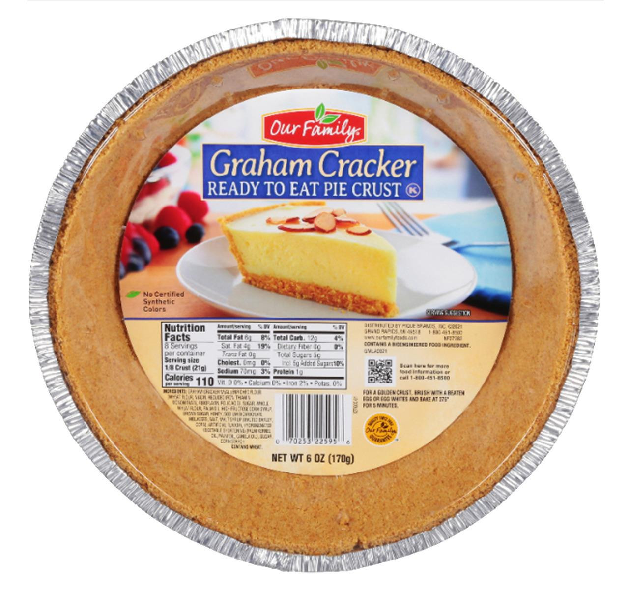 Graham Cracker Pie Crust 12/6oz