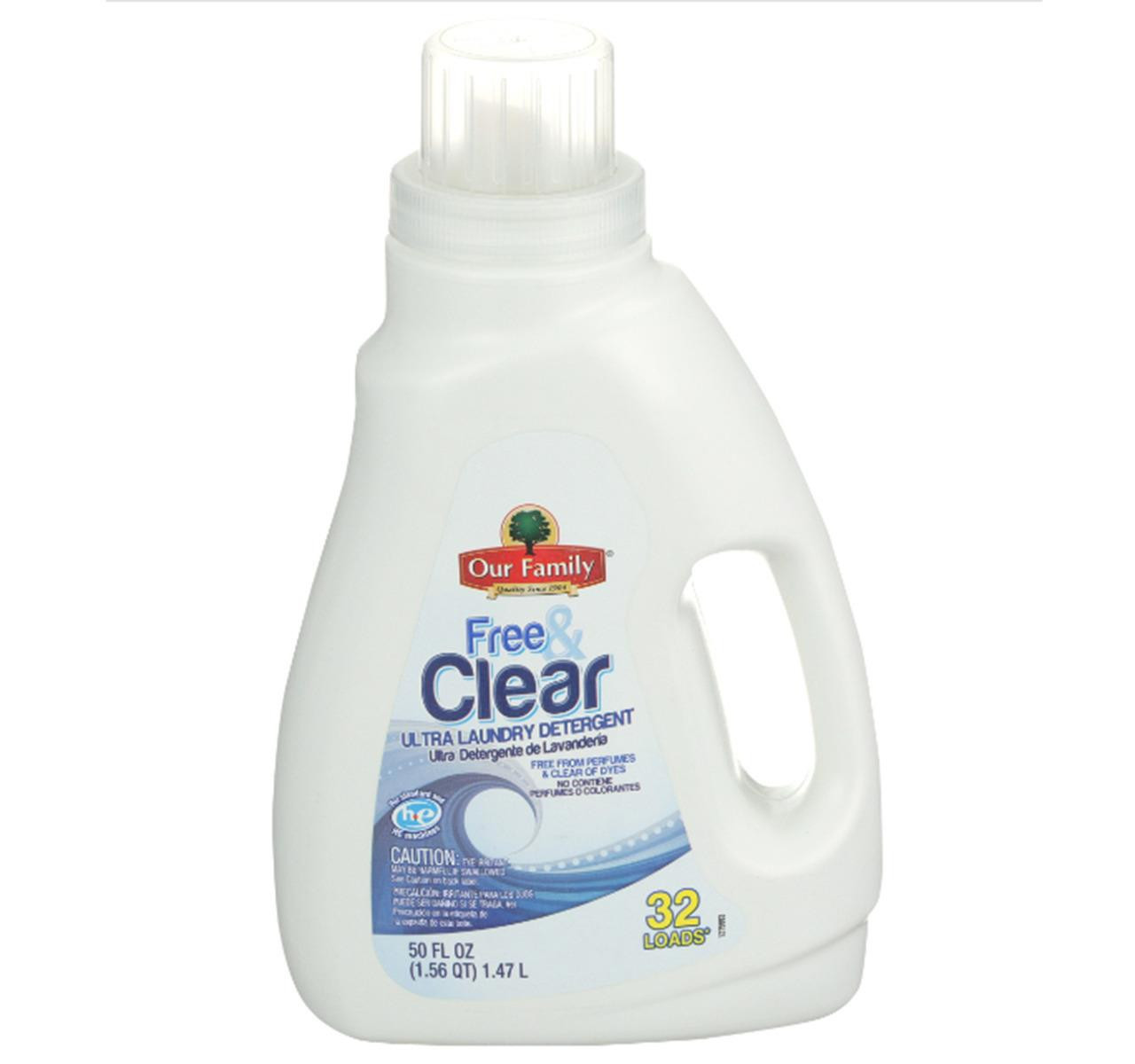 Free & Clear HE Laundry Detergent 6/50oz