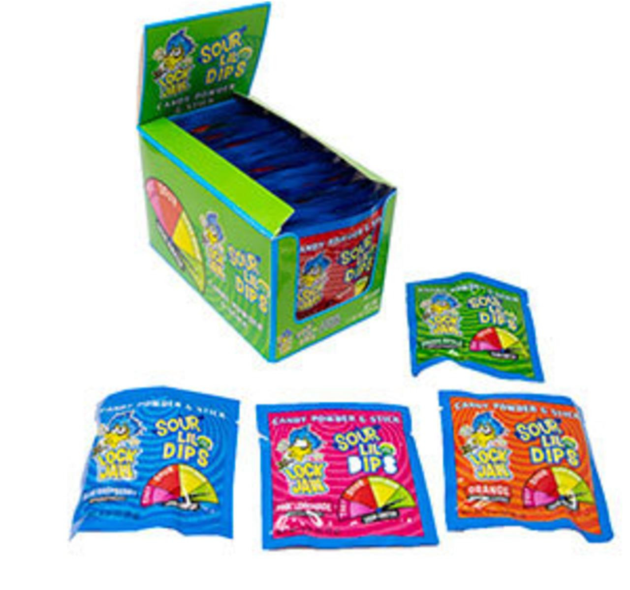 Lock Jaw® Sour Lil Dips Candy Powder & Stick 36ct
