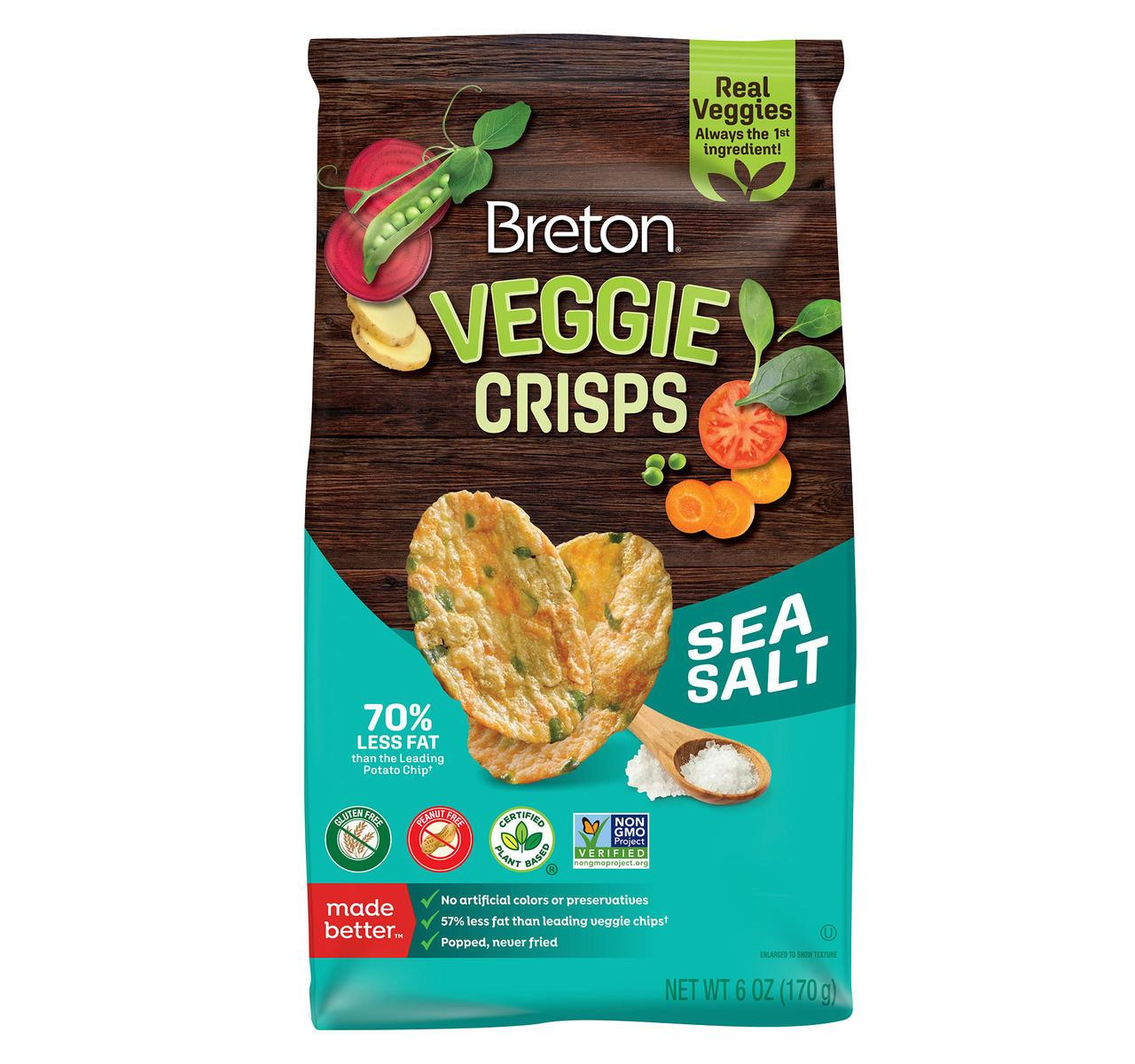 Sea Salt Veggie Crisps 12/6oz