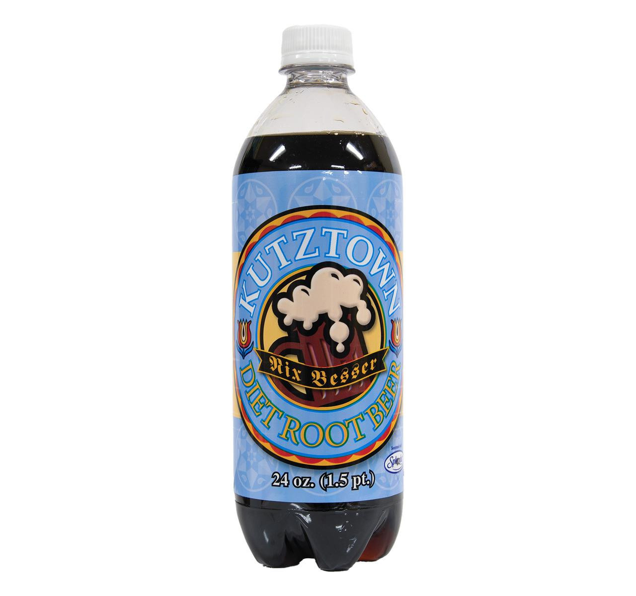 Kutztown Soda Diet Root Beer 24/24oz