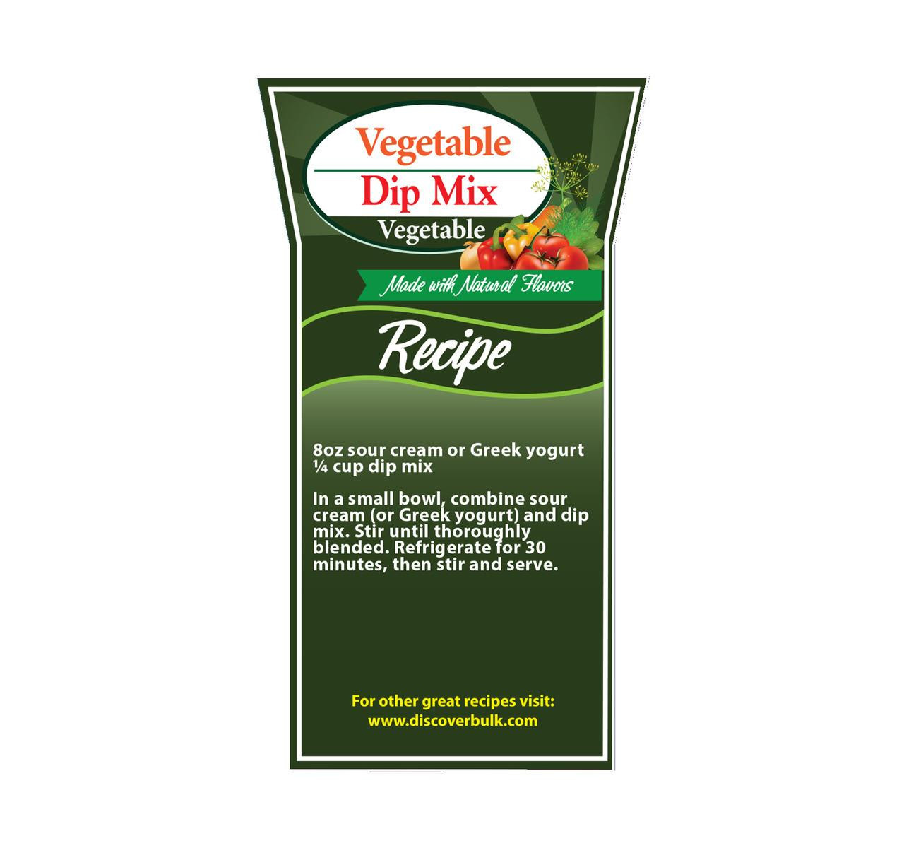 Vegetable Dip Mix 5lb