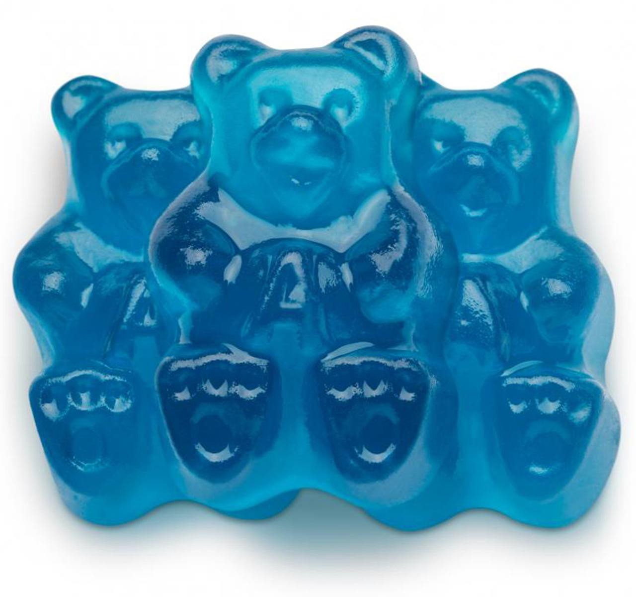 Beary Blue Raspberry Gummi Bears 4/5lb