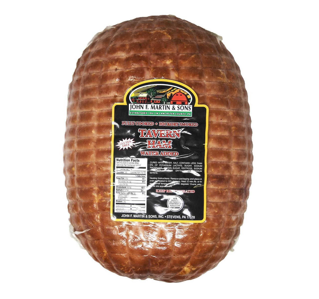 Hickory Smoked Tavern Ham 2/10lb
