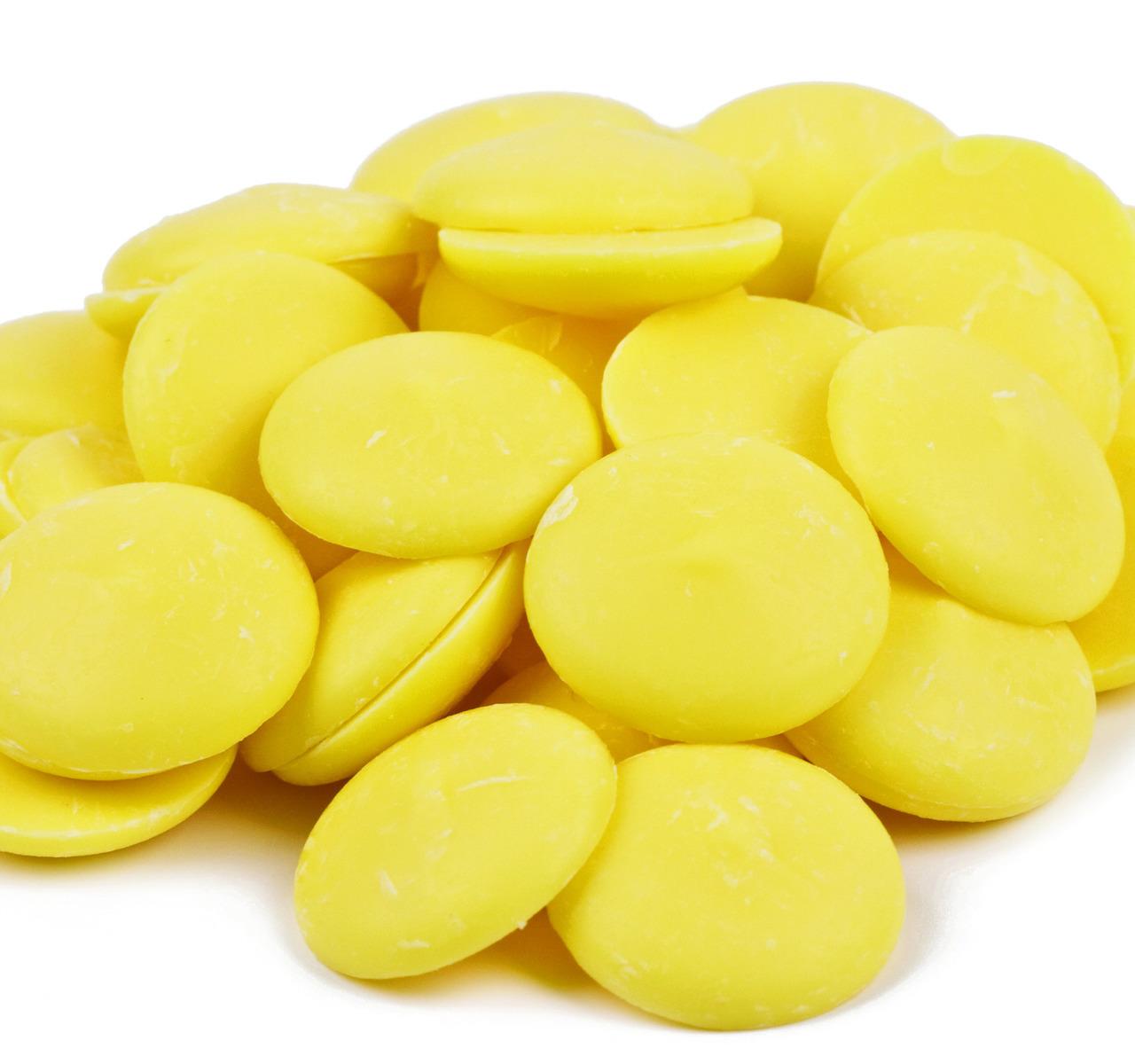 Rainbow™ Yellow Confectionery Coating Wafers 25lb