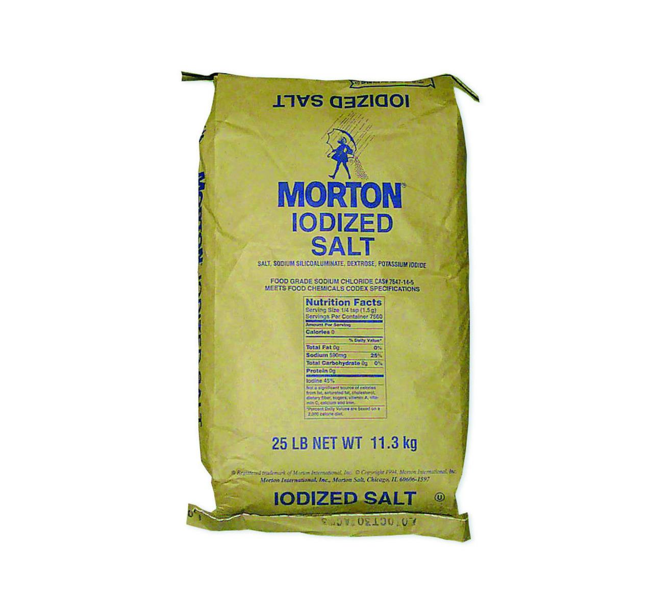 Iodized Table Salt 25lb