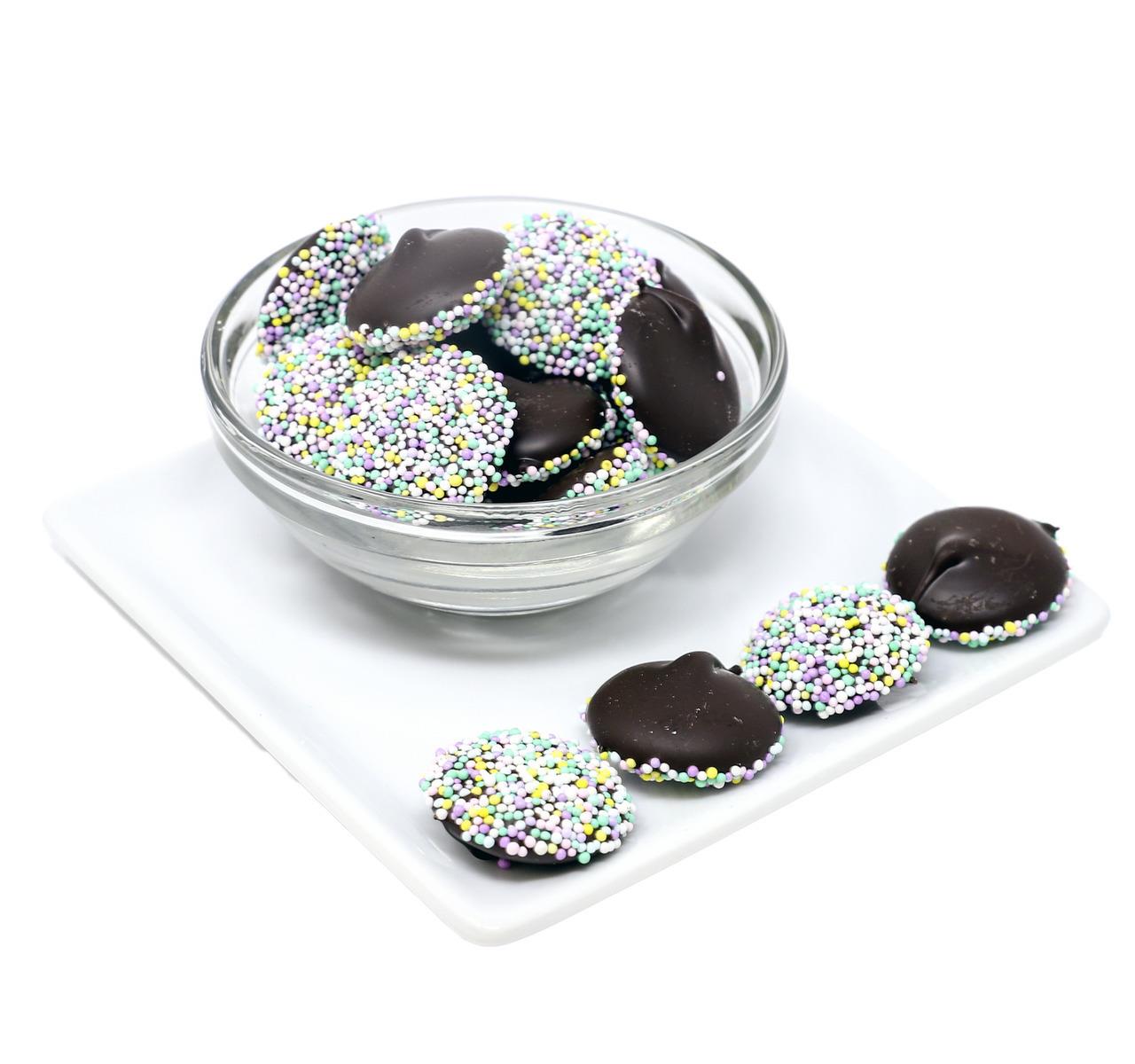 Dark Chocolate Easter Nonpareils 20lb