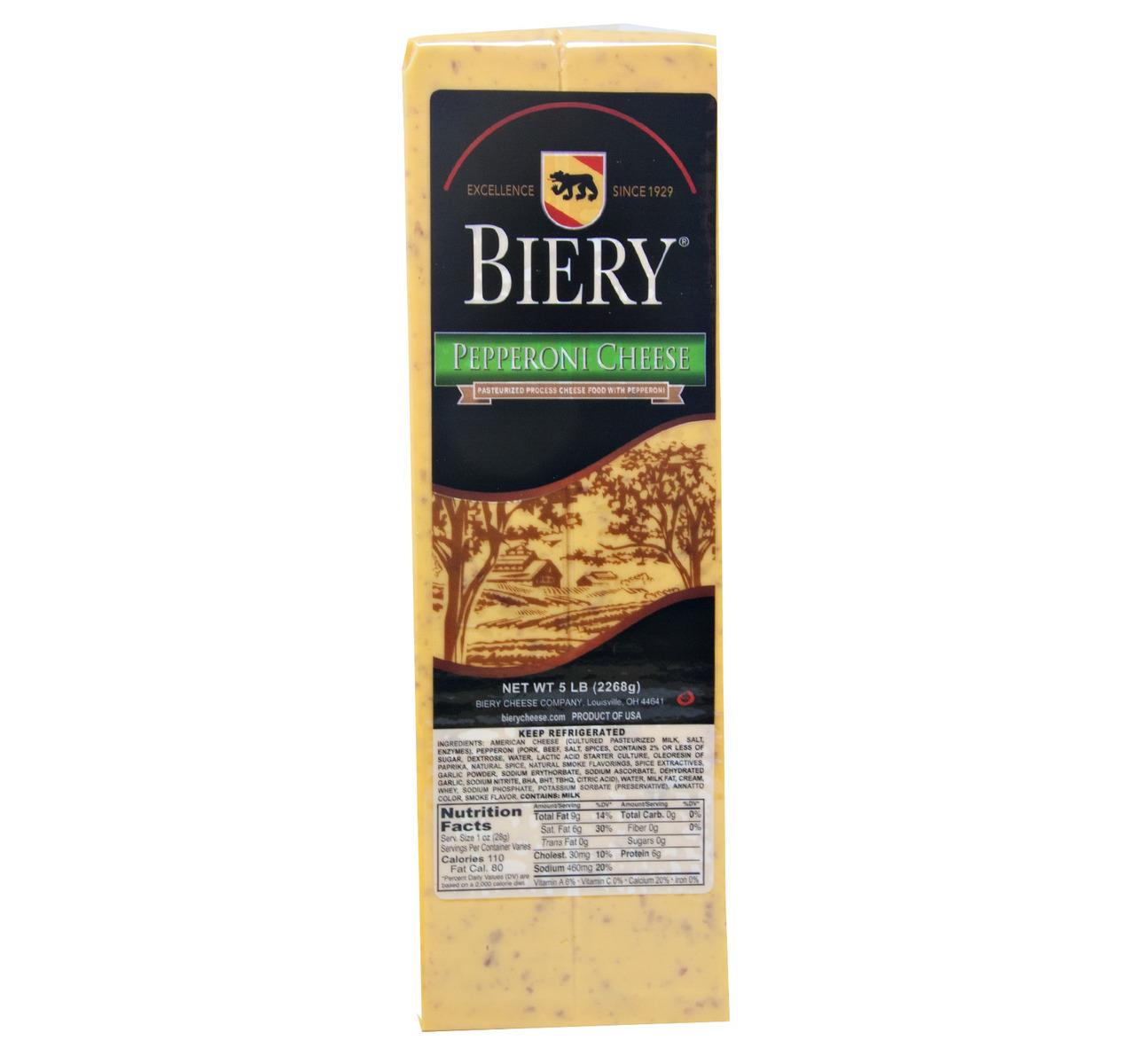 Biery® Pepperoni Cheese 2/5lb