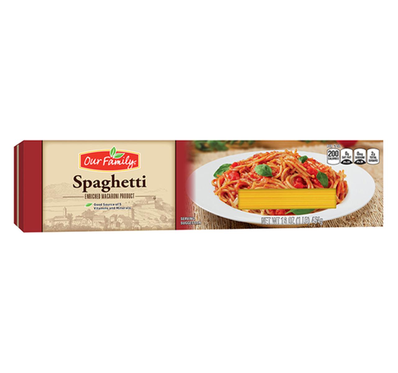 Regular Spaghetti, Box 20/16oz