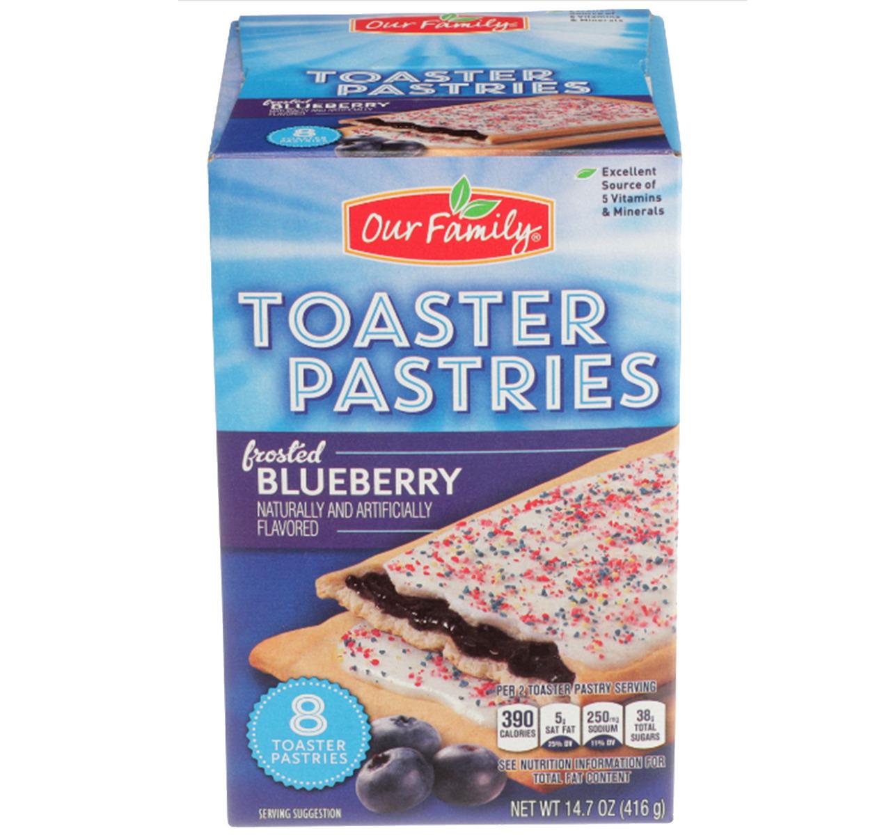 Blueberry Toaster Pastries 12/8ct