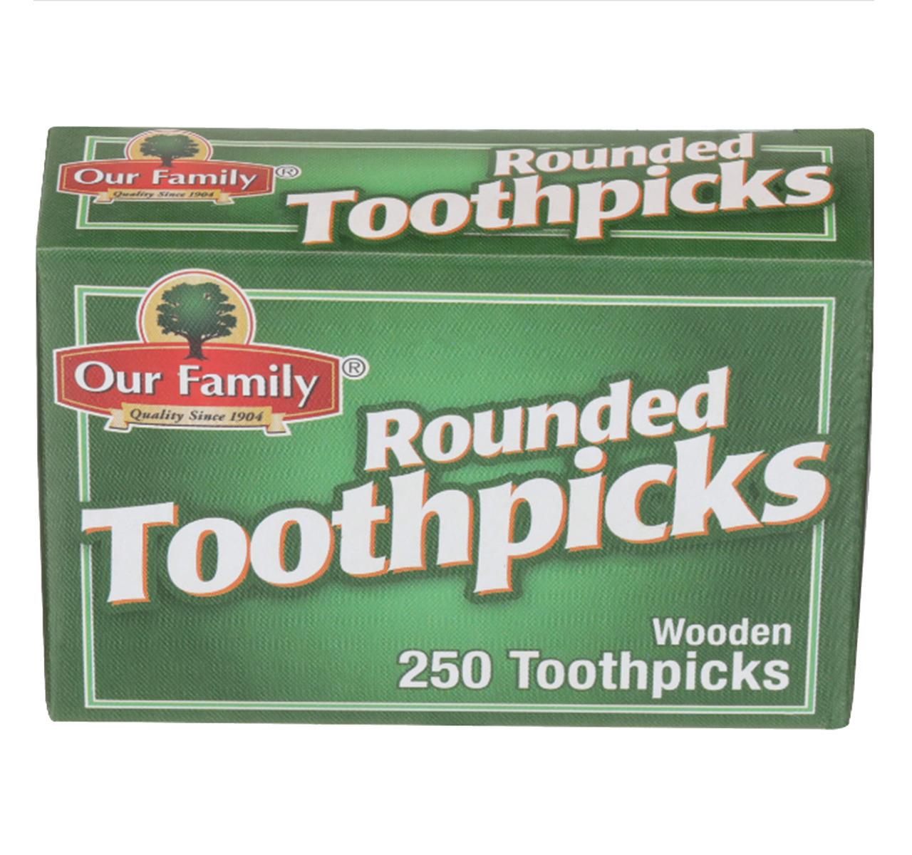 Rounded Toothpicks 24/250ct