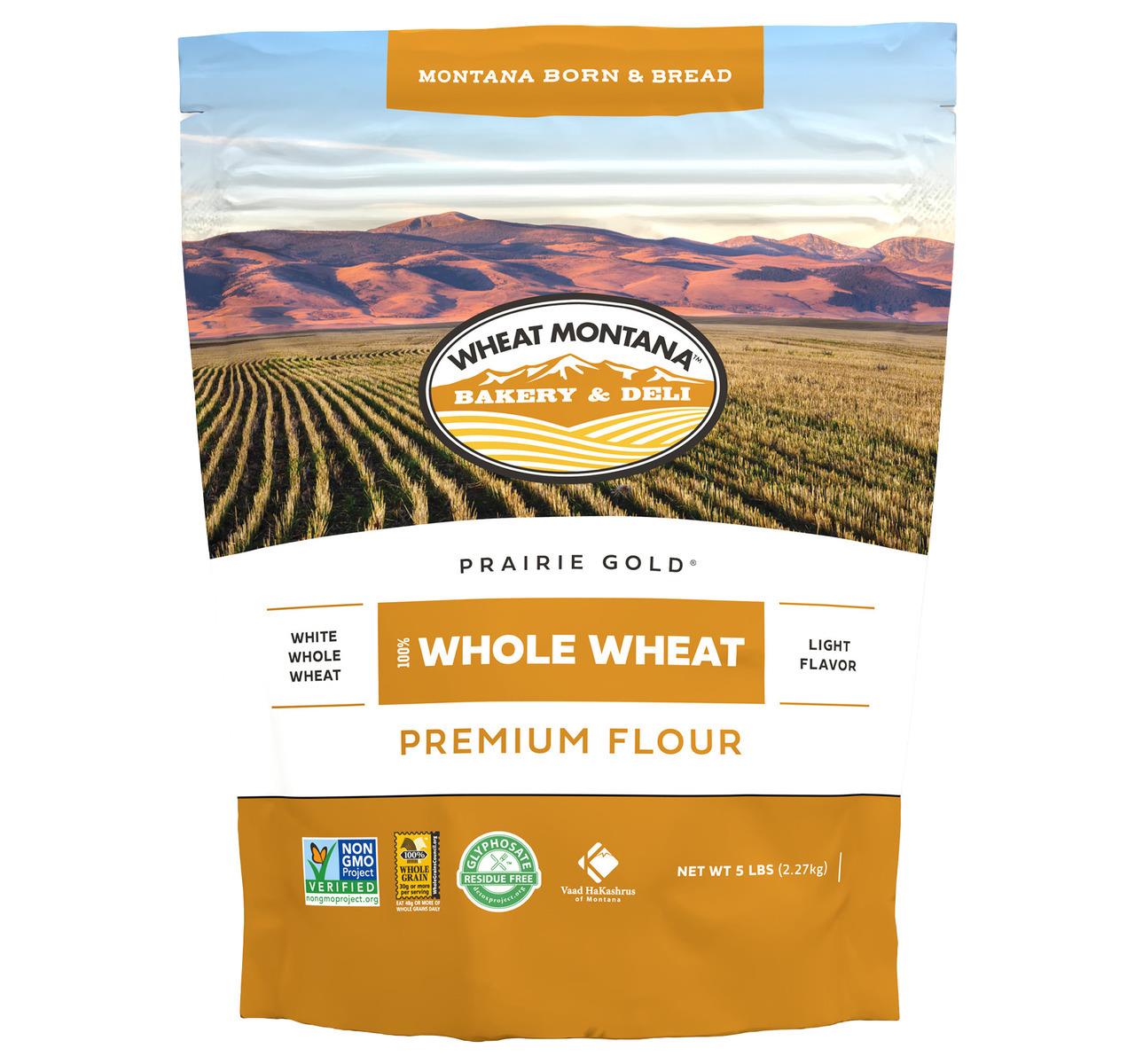 Prairie Gold White 100% Whole Wheat Flour 4/5lb
