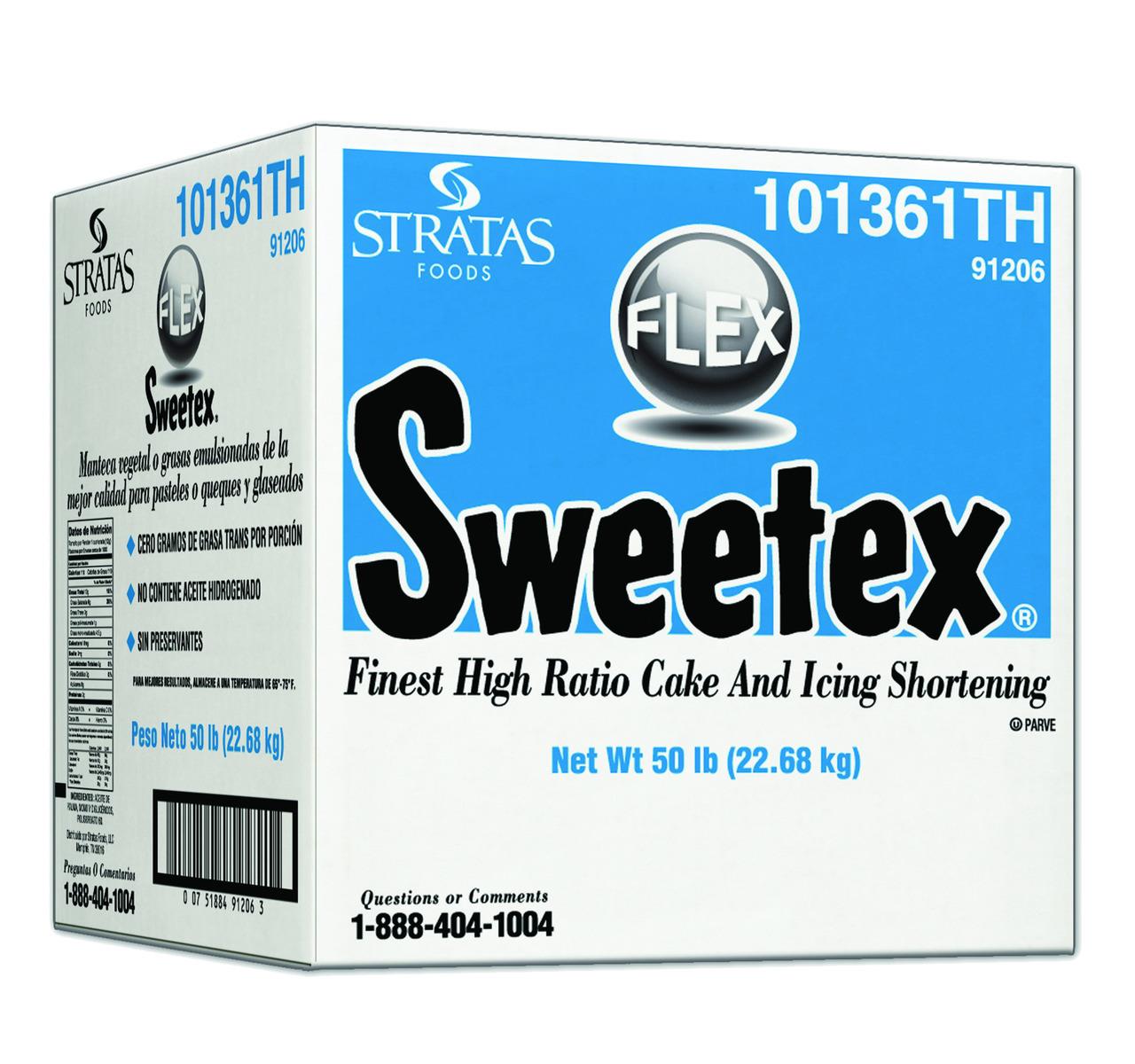 Sweetex Finest High Ratio Flex Cake & Icing Shortening 50lb