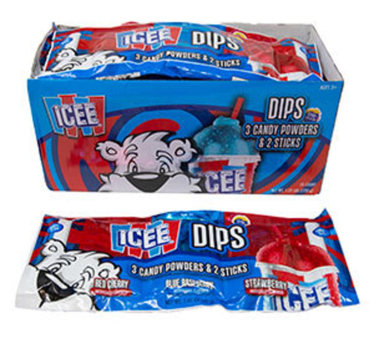 ICEE® Dips Candy Powder & Stick 3pk 18ct
