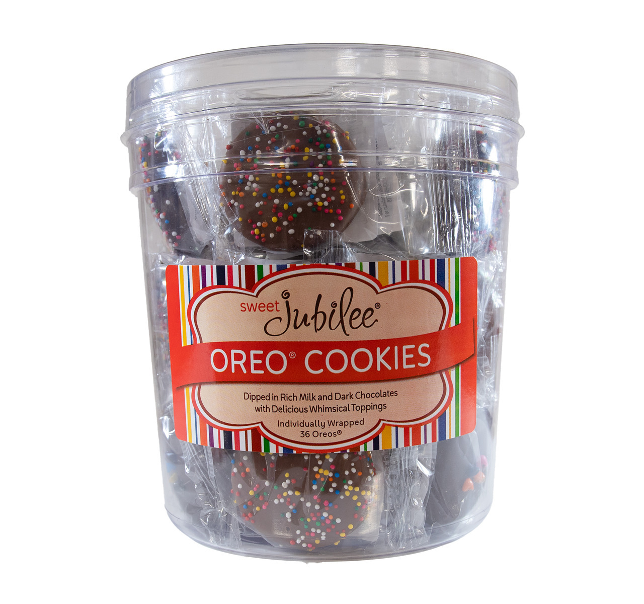 Wrapped Chocolate Covered Oreo Cookies Tub 2/36ct