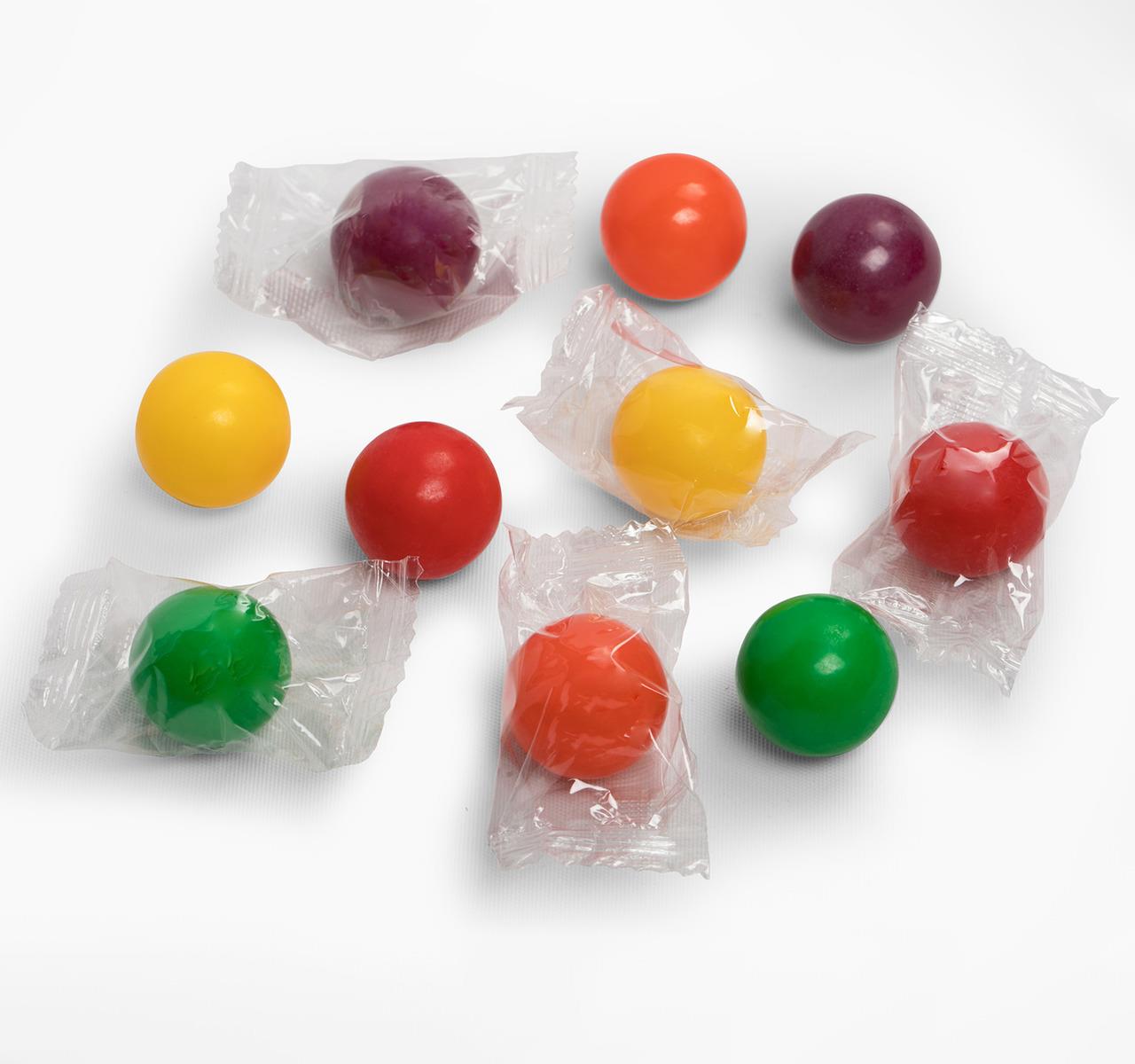 Assorted Fruit Flavored Jawbreakers, Wrapped 30lb