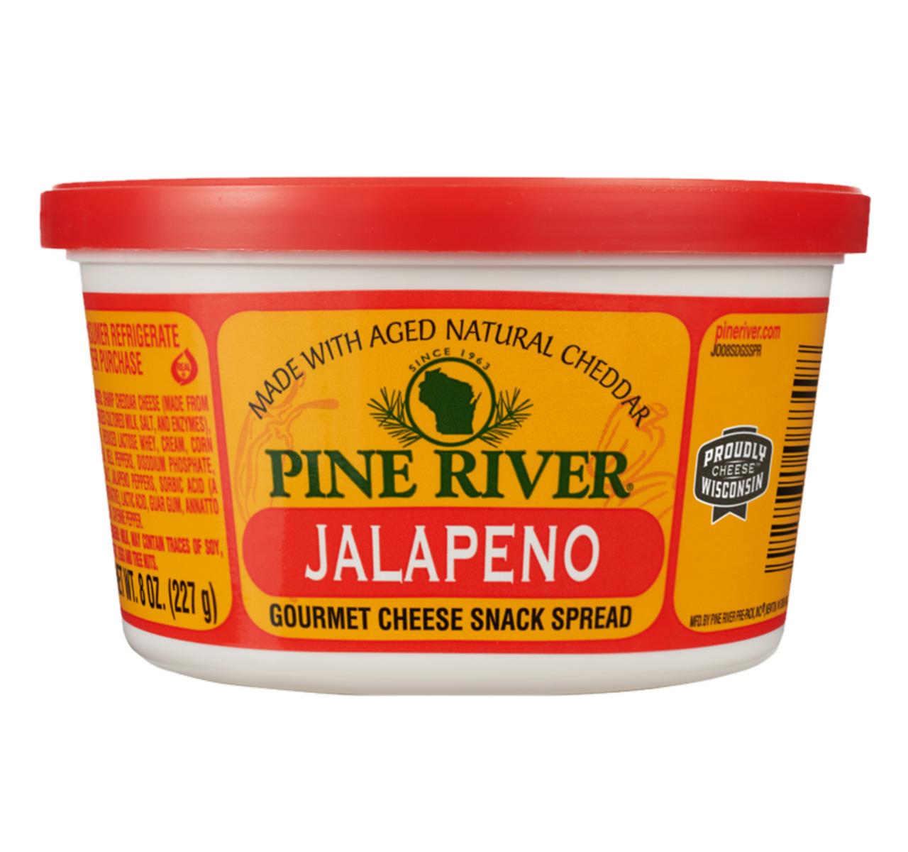 Jalapeno Gourmet Cheese Snack Spread, Shelf Stable 12/8oz