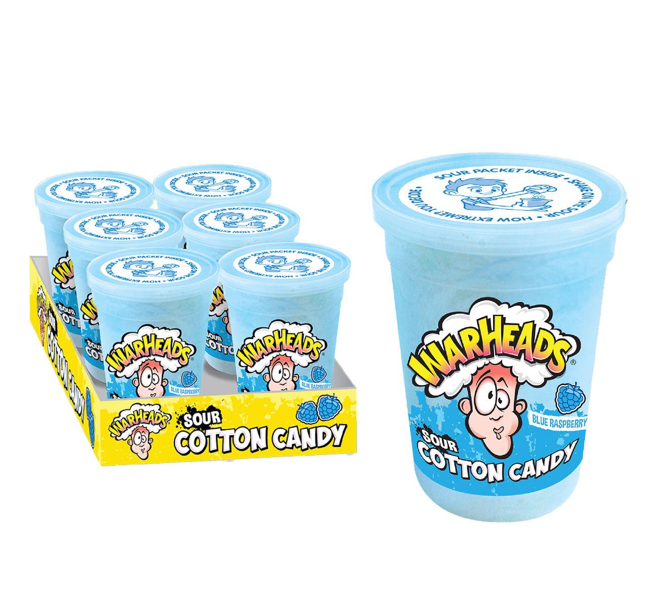 Warheads Sour Cotton Candy 6/1.57oz