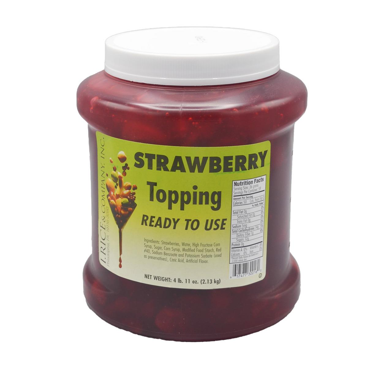 Strawberry Topping 1/2gal