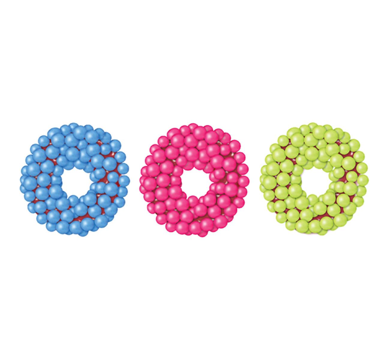 Cosmic Sour Candy-Coated Gummy Rings 4/5lb