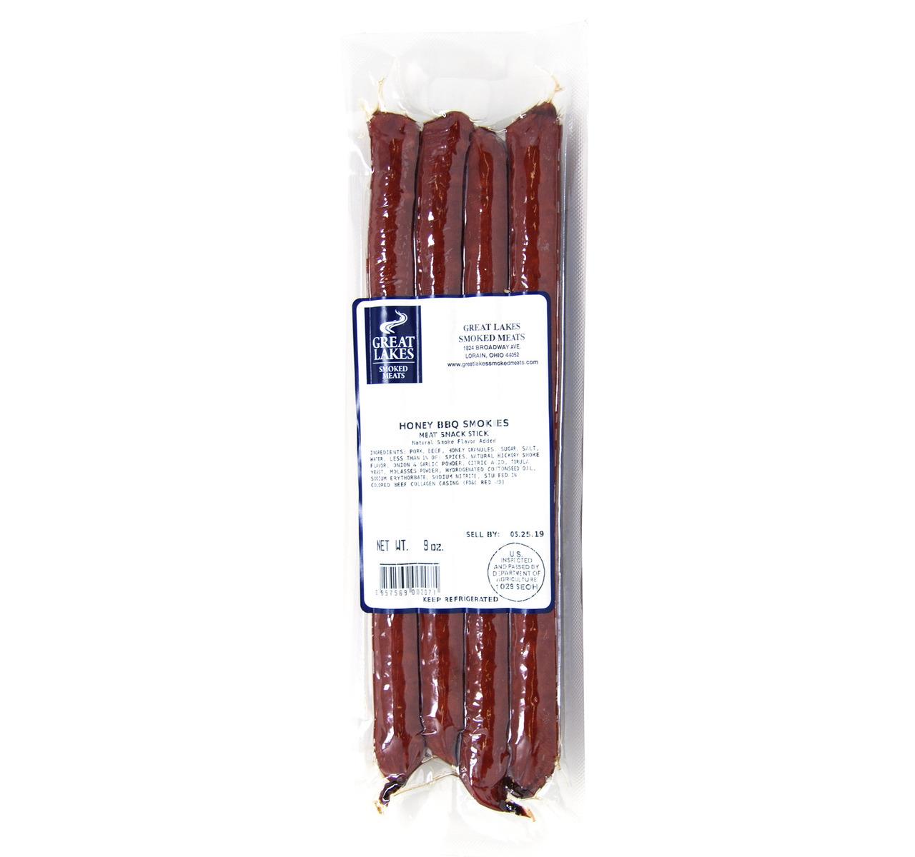 Honey BBQ Meat Snack Sticks 20/9oz