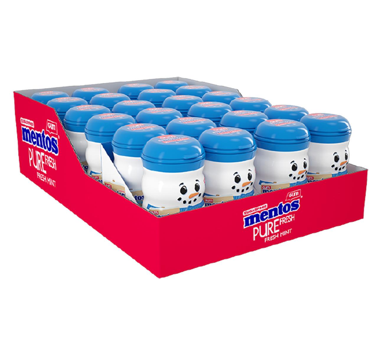 Mentos Fresh Mint Gum 6/4ct