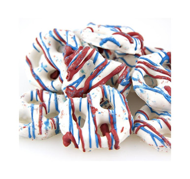 Patriotic Frosted Pretzels 15lb