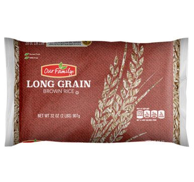 Long Grain Brown Rice 12/2lb